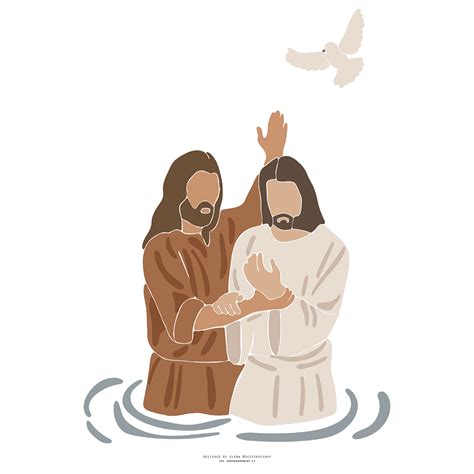 The Baptism Of Jesus Clipart
