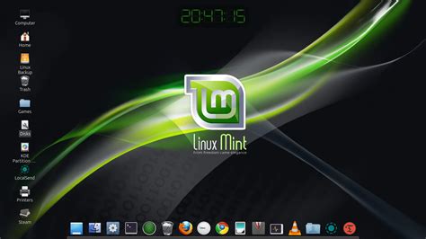 Linux Mint Desktop I Noticed In Comments That Some People Would