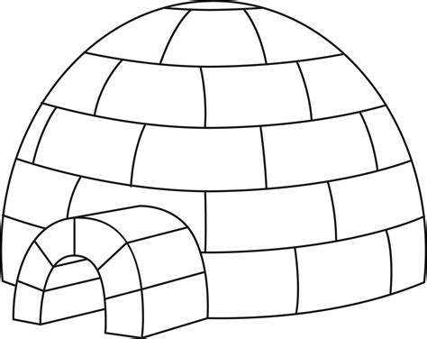 Igloo Printable Template Free Printable Papercraft Templates