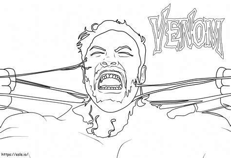 Eddie Venom Coloring Page