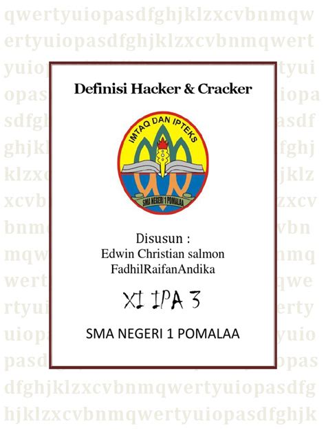 Definisi Hacker And Cracker Pdf
