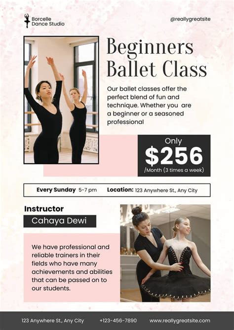 Free Printable Customizable Dance Poster Templates Canva