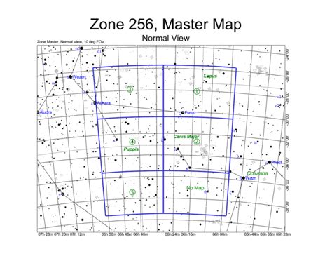 Zone 256 Master Map Normal View E C