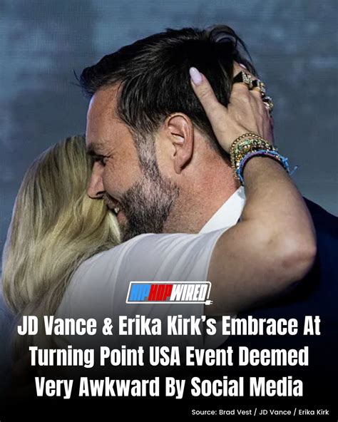 Jd Vance Erika Kirk S Painfully Awkward Behavior At Amfest 2025 Msn ...