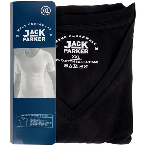 Jack Parker T Shirt Zwart Man Action Be