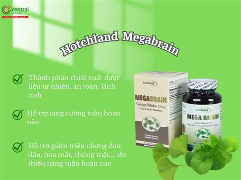 Thuốc Hotchland Megabrain Hỗ Trợ Tăng Cường Tuần Hoàn Não
