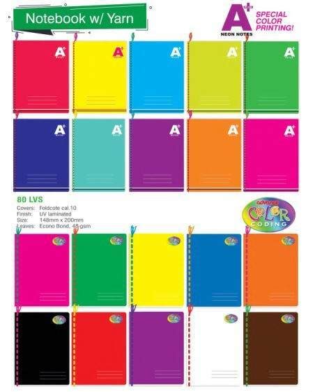 Advance Notebook 80lvs Yarn Tahi Notebook 80lvs Lazada Ph