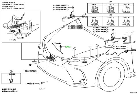 Buy Genuine Toyota 534520a010 53452 0a010 Holder Hood Stay Photos