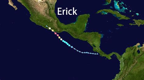 Hurricane Erick Tracker 2025
