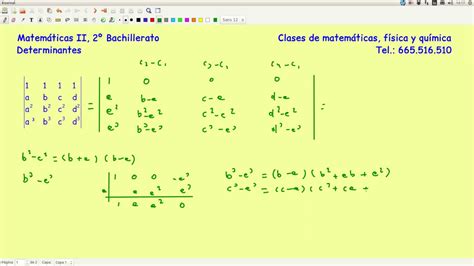 Determinante Vandermonde Youtube