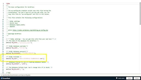 Cómo arreglar el error estableciendo una conexión a la base de datos en WordPress DreamHost
