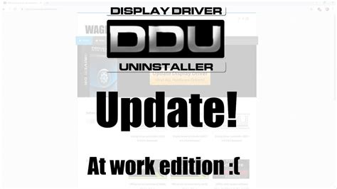 Display Driver Uninstaller Ddu Free Download At Martin Loya Blog
