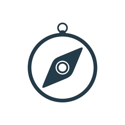 Simple Elegant Compass Icon Logo Template Illustration Design Eps 10