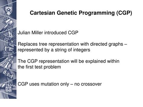 Ppt A New Crossover Technique In Genetic Programming Powerpoint