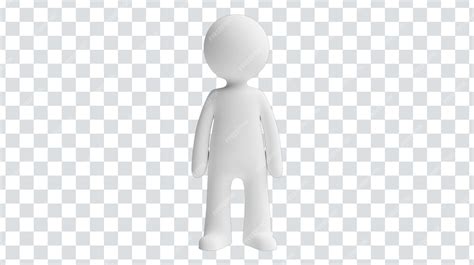 3d Person Icon On A White Background Suitable For Various Design And