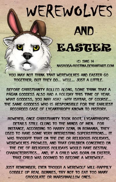 Werewolves And Easter By Nashoba Hostina On Deviantart