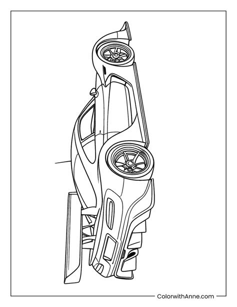 18 Car Coloring Pages Free Pdf Printables