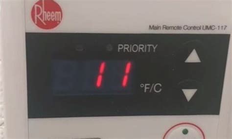 Rheem Tankless Water Heater Code 11 Fixed