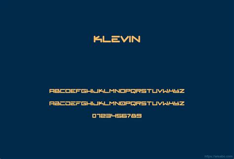 Klevin Font Free Download [ttf Otf] Wisabo Fonts