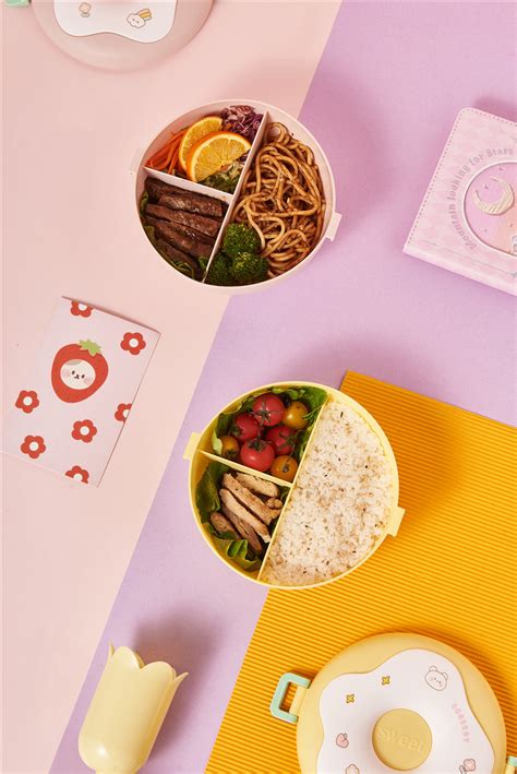 甜甜圈饭盒可爱儿童大容量分格辅食盒带盖便携学生午餐盒pp便当盒 阿里巴巴