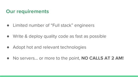 Aws Lambda And Serverless Framework Lessons Learned While Building A Serverless Company