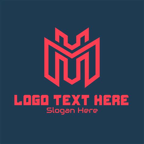 Gaming Weapon Letter M Logo Brandcrowd Logo Maker