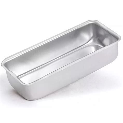 Kit 2 Assadeira Forma De Pão Retangular Com Borda Alta Nº 3 Em Alumínio