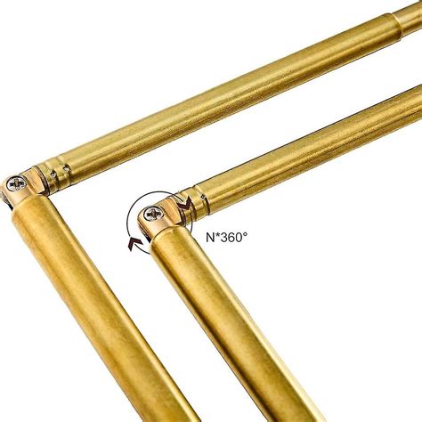 3 Pcs Divining Rods Copper And Dowsing Pendulum 2 Retractable