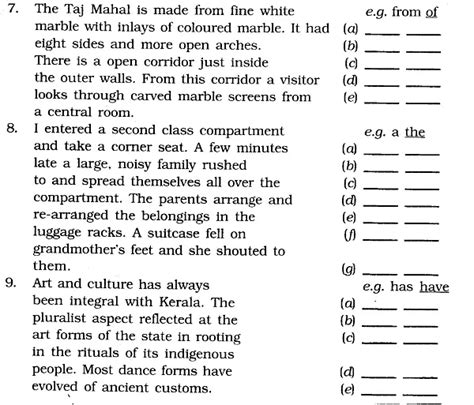 Worksheet Error Correction Class 6