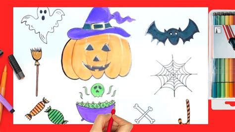 Easy Halloween Stuff To Draw Drawing Word Searches
