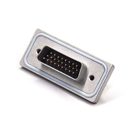 Conector Sub D 26 Pin Ip67 Waterproof D Sub Aluminum Alloy D Sub 26pin Male Right Angle Board