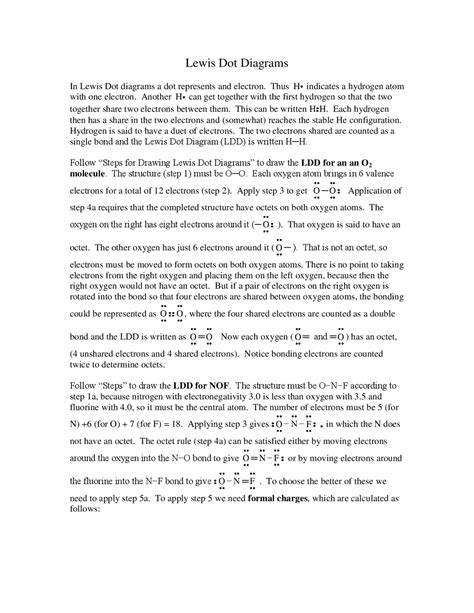 Lewis Dot Structure Steps