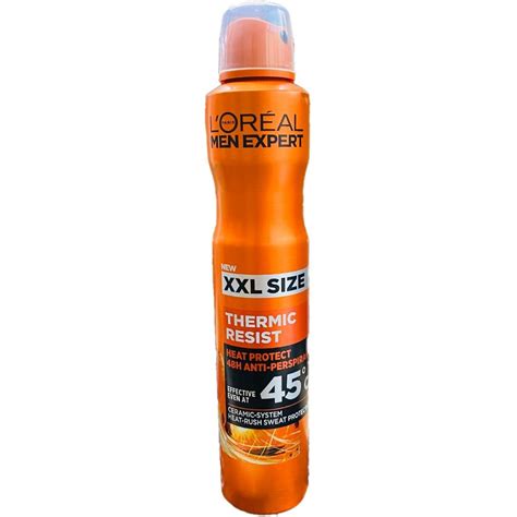 اسپری ضد تعریق مردانه لورال مدل ترمیک رسیست 48 ساعته 250 میل سرمه