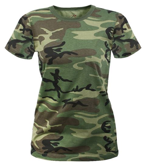 Rothco Womens Long Length Camo T Shirt Universal Armor Systems