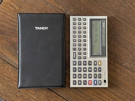 Tandy Pc 7 Pocket Computer