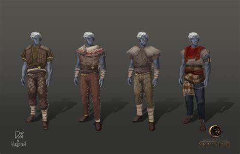 Skywind Concept Art Ashlander Tribe Zainab Outfit