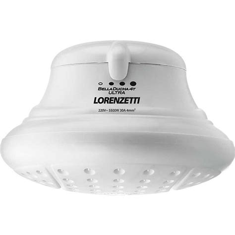 Maxi Ducha Ultra 220v 5500w Branco Lorenzetti Webcontinental