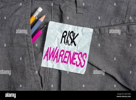Word Writing Text Risk Awareness Business Photo Showcasing Recognizing Factors That May Cause A