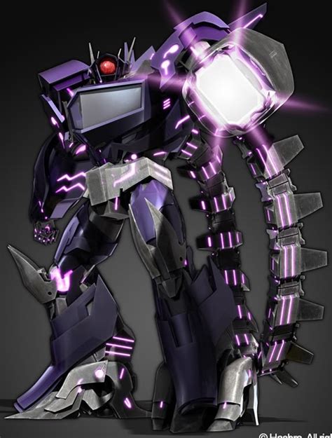 Shockwave Transformers Prime Transformers Para Colorear Robot De