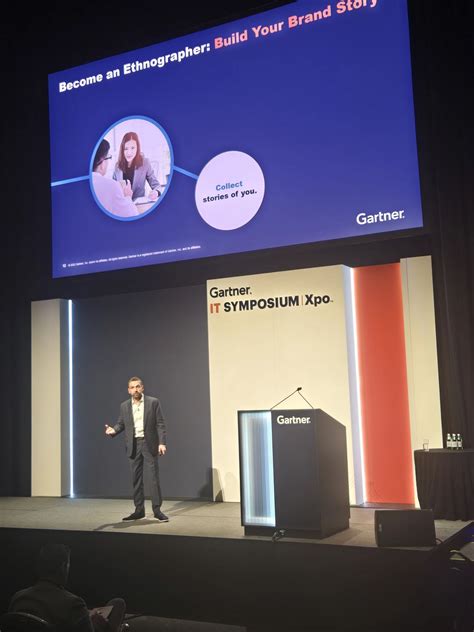 Great Presentation By Ed Gabrys At Gartner Symposium Emmanuel S D Posted On The Topic Linkedin