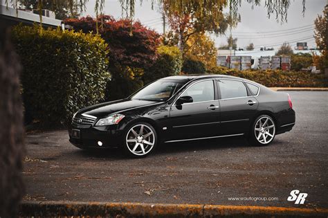 Sr Auto Infiniti M35 Fitted With Vossen Cv7