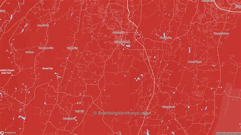 Walker County Ga Political Map Democrat And Republican Areas In Walker