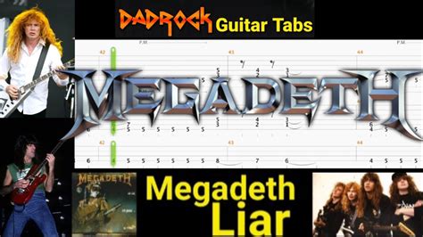 Liar Megadeth Guitar Bass Tabs Lesson Request Youtube
