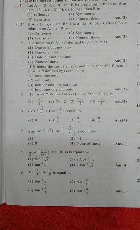 Let A 2468 And R Be A Relation Defined On A As R 244246