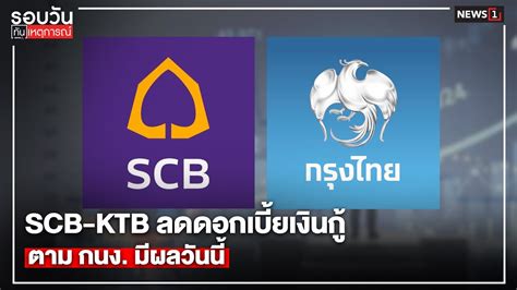 Scb Ktb ลดดอกเบี้ยเงินกู้ตาม กนง มีผลวันนี้ รอบวันทันเหตุการณ์ 1200