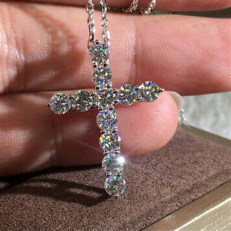Jewelry Nwt Sterling Silver Diamond Pendant Necklace Poshmark
