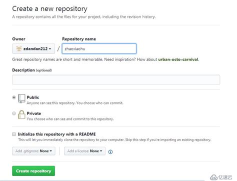上传本地项目到github 软件技术 亿速云