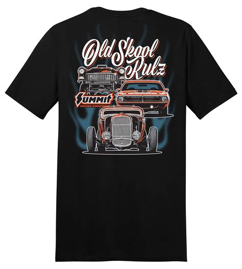 Summit Racing 0706 Xl Summit Racing Equipment® Old Skool Rulz T Shirts