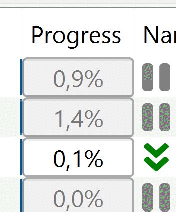 Strange Rendering Of The Progress Bar Slider At Close To Issue Qbittorrent