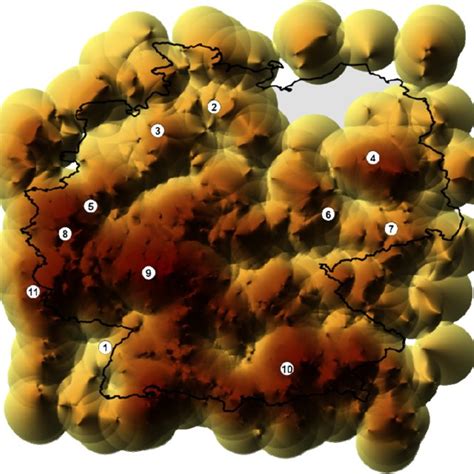 Directed Trigonometric Kernel Density Estimation Of 405 Airplanes